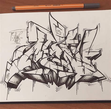 Graffiti Wild Style Sketch Atew One Photo Graffiti Wild Style Sketch Atew One Image Graffiti