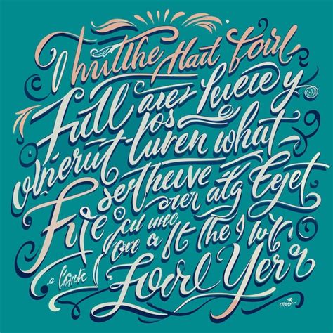 Premium Vector A Cursive Handlettered Quote Quotwith The Hat Full