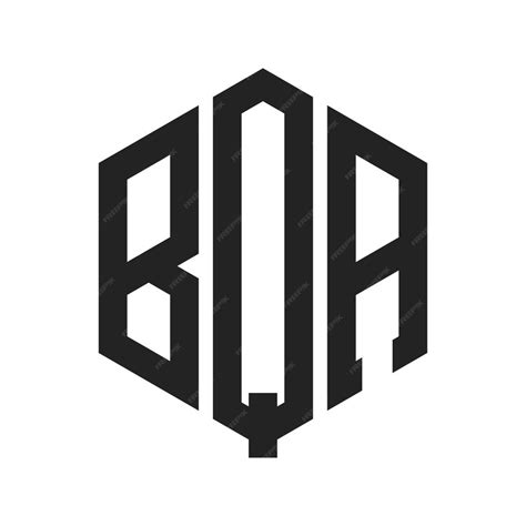 Bqa Logo Design Initial Letter Bqa Monogram Logo Mit Hexagonform