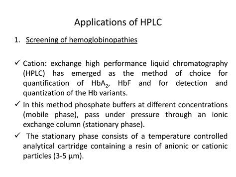 Hplc In Pathology Pptx
