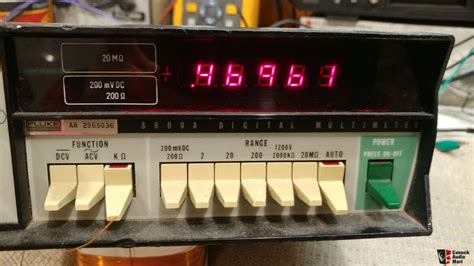 Digital Multimeter Fluke 8800a Working Photo 4984243 Us Audio Mart