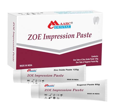 Zoe Zinc Oxide Eugenol Impression Paste 125x85gm