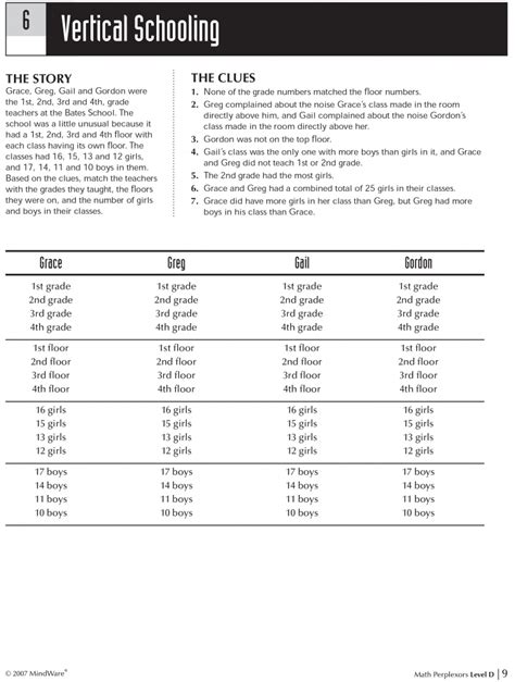Printable Perplexors Worksheets Printable Worksheets