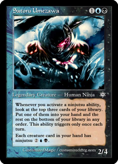 Satoru Umezawa Magic The Gathering Proxy Cards