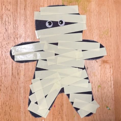 Glow In The Dark Mummy Craft