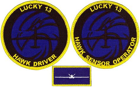 13th Reconnaissance Squadron Hawk Driver And Sensor Operator Set