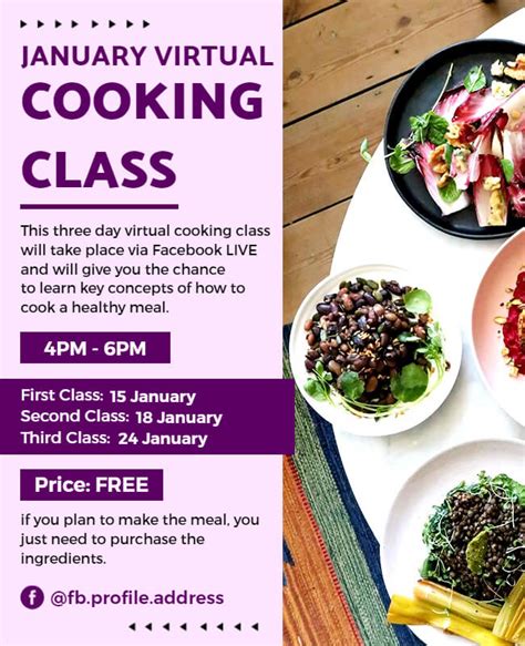 35 Cooking Class Flyer Templates Editable And Printable