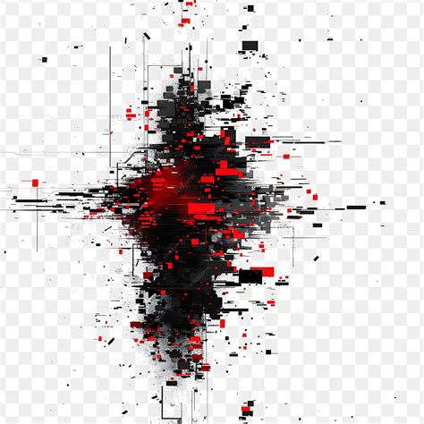 Premium Psd System Error Glitch With Error Messages Digital Noise And