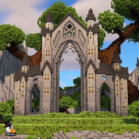 Minecraft Medieval Castle Gate