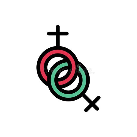 Sex Vector Flat Color Icon Stock Vector Illustration Of Human 195315508