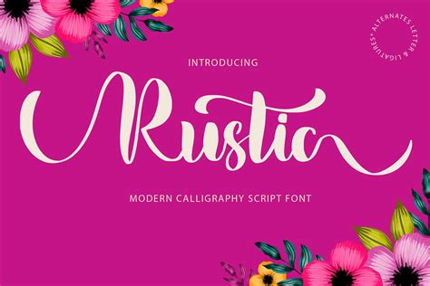 Rustic Wedding Font