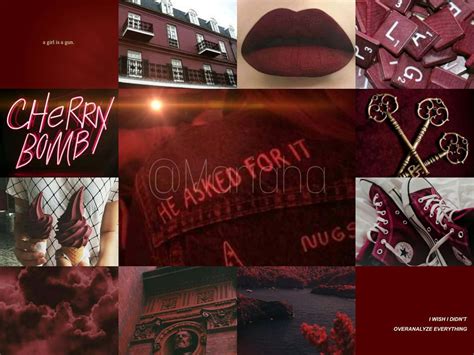 Aesthetic Maroon Desktop Wallpapers Wallpaper Cave