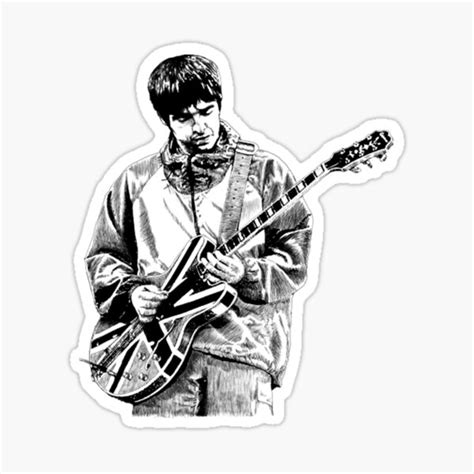 Noel Gallagher Sticker For Sale By Pascalinecorbin Redbubble