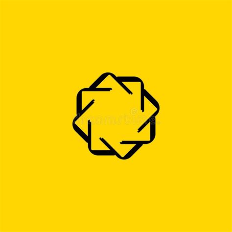 Colorful Stylish Circle Vector Logo Template Stock Vector