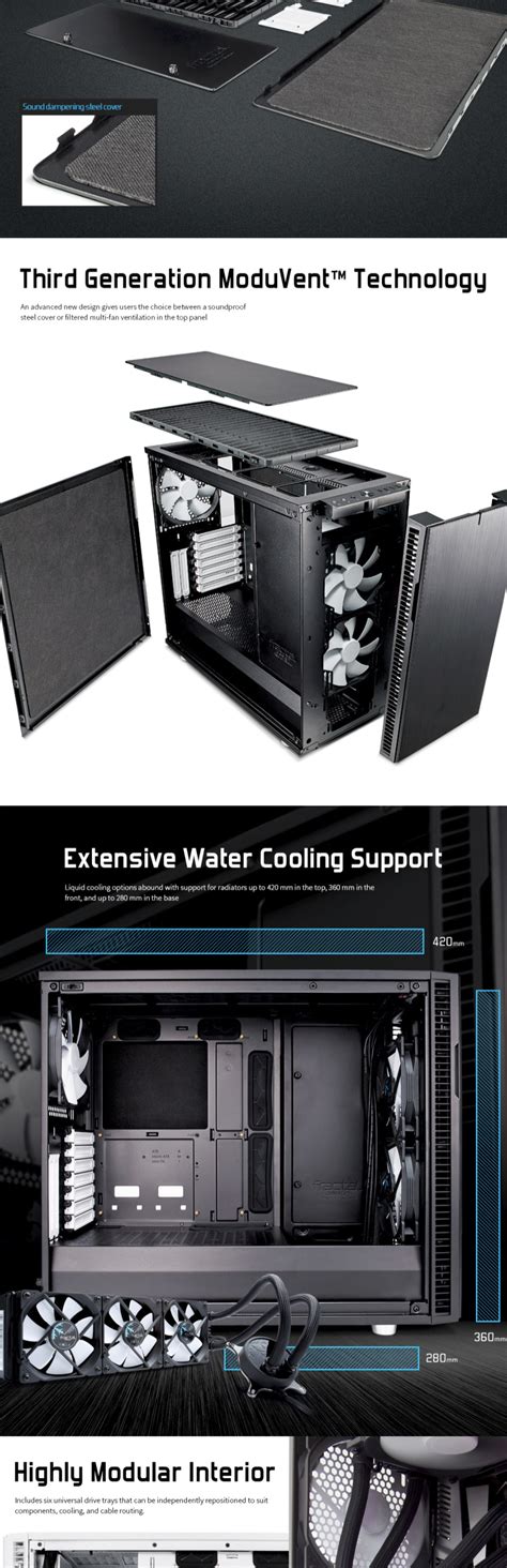 Buy Fractal Design Define R6 Black Online Australia Evatech