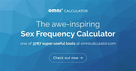 Sex Frequency Calculator