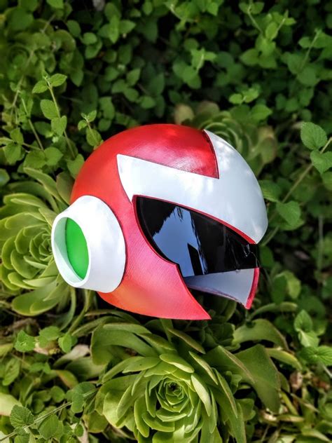 Protoman Helmet Cosplay Costume 3d Megaman X Zero Proto Man Etsy