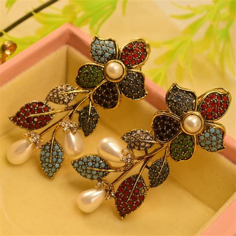 Elegant Design Real Stone Earrings For Girlswomen