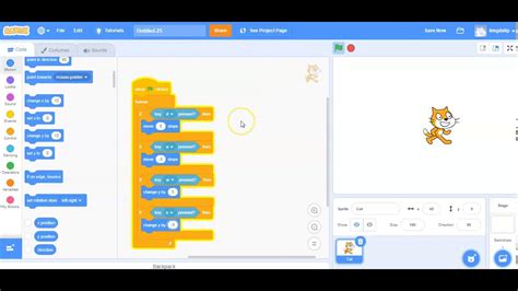 How To Make Sprite Move Then Keys Are Pressed In Scratch Youtube