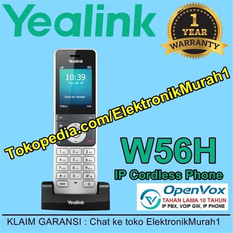 Jual Ip Dect Phone Yealink W56h For W60b Base Station Shopee Indonesia