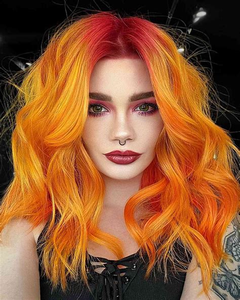Hair Color Orange Vivid Hair Color Hair Color Shades Latest Hairstyles Cool Hairstyles