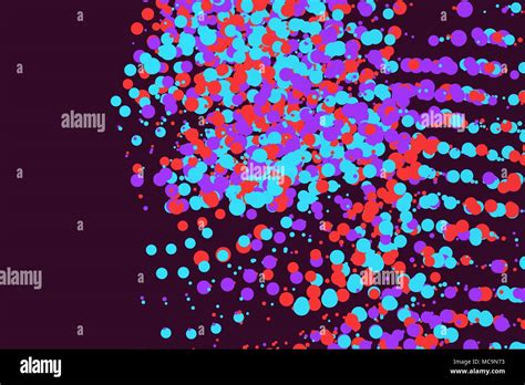 Abstract Background With Shape Of Motion Particle Or Random Pattern