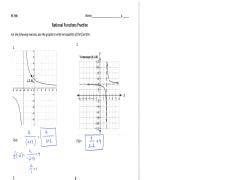 Writing Equations Of Rational Functions Practice With Graphs Course Hero