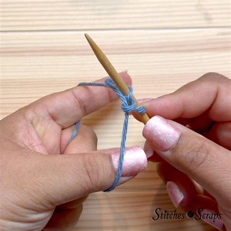 German Twisted Cast On Knitting Tutorial Stitches N Scraps