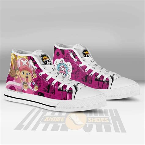 One Piece Tony Tony Chopper Manga Style High Top Shoes V1