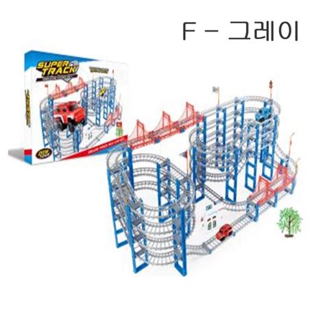 꼬마레일카 F형 기차놀이 장난감 미니자동차 경주놀이 트랙 연결호환가능 티몬