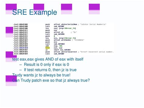 Ppt Computer Science 654 Lecture 5 Software Reverse Engineering