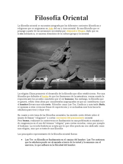 Filosofía Oriental Pdf Confucionismo Gautama Buddha