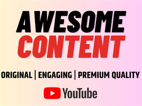 An Engaging Video Script For Your YouTube Channel Upwork