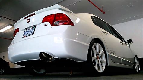 2008 Fa5 Civic Si Vibrant Exhaust Street Power Youtube