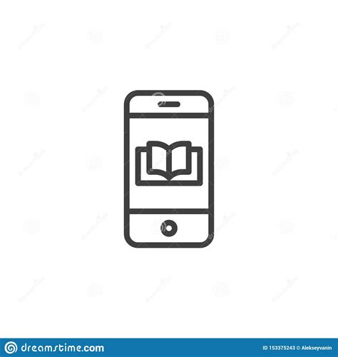 Reading Linear Icons Signs Symbols Vector Line Illustration Set 165754255