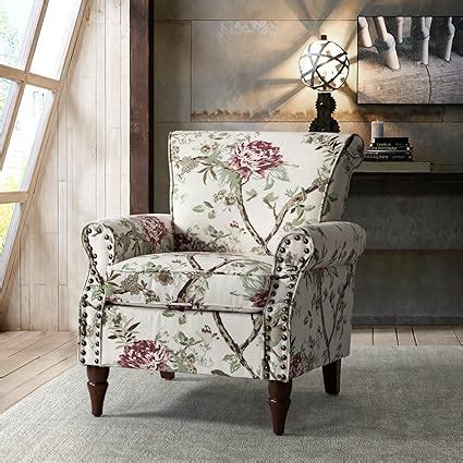 Hulala Home Modern Wingback Accent Chair With Wood Legs