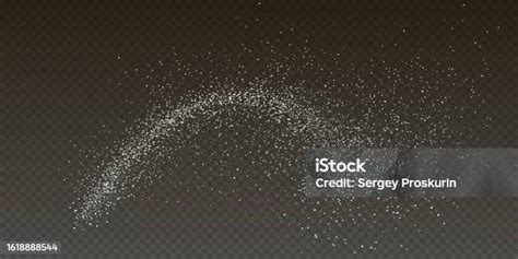 부엌 빵집 광고 비디오를위한 디자인 요소 분말 설탕 폭발 또는 튀김 떨어지는 밀가루 소금 가루가 부드럽게 떨어집니다 평면도 3d 효과 0명에 대한 스톡 벡터 아트 및 기타