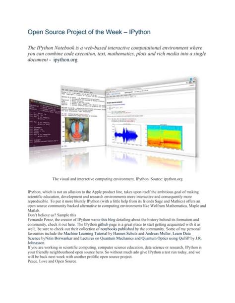Introduction To Ipython And Notebook Pdf