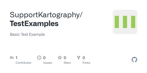GitHub SupportKartography TestExamples Basic Test Example