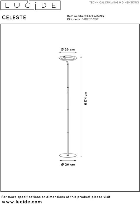 Celeste Vloerlamp Ø28 Cm Led Dimb Mat Goud Messing € 156 ⋆