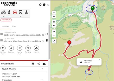 How To Force Directions And Isochrone To Exclude Highway Track For Driving Isochrones