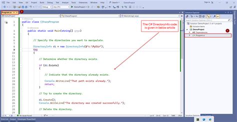 c directoryinfo