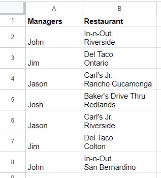 Sorting Pull Data From Another Sheet For One Person Stack Overflow