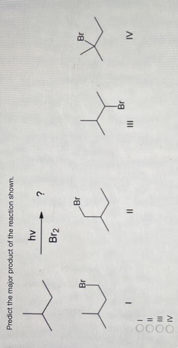 Solved Predict the major product of the reaction shown. hv ? | Chegg.com