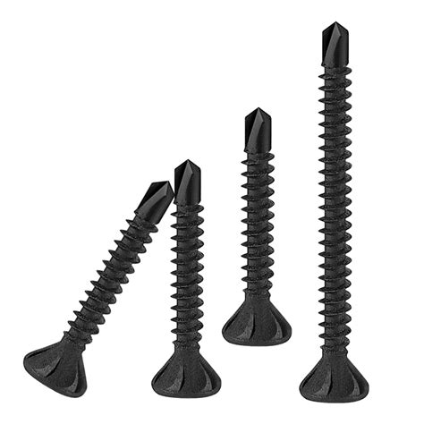 Flat Phillips Black Wafer Drywall Tornillos Self Drilling Screws Self