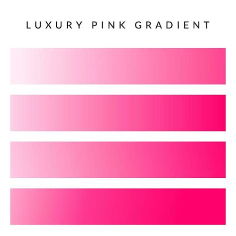 Pink Gradient Luxury Pink Color Color Palette Pinkcolor Pallete