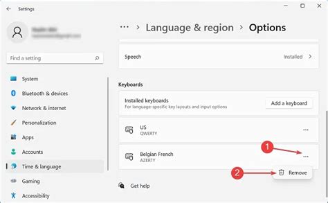 آموزش حذف کیبورد اضافه در ویندوز 11 3 روش سریع انجام اینکار انزل وب