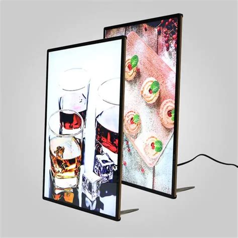 A3 Lighting Boxes Ultra Thin Ultrathin Led Crystal Light Box Banner