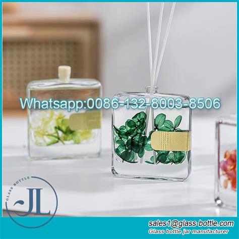 100ml Flat Shape Reed Diffuser Bottle Glass Aromatherapy Bottle