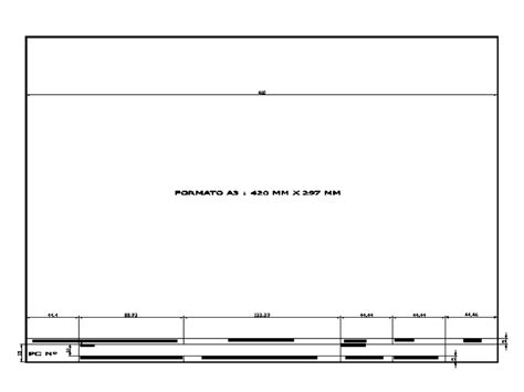 Drawing Format A3 Dwg Block For Autocad • Designs Cad 40 Off